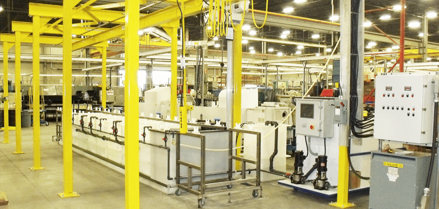 Custom Plating Line Systems | Indelco Plastics